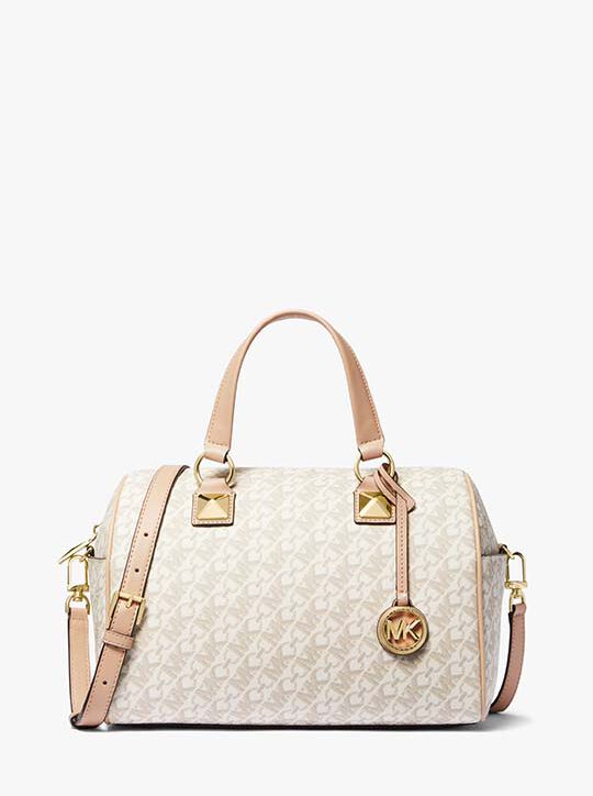 Grayson Medium Empire Signature Logo Satchel | Michael Kors Official Website