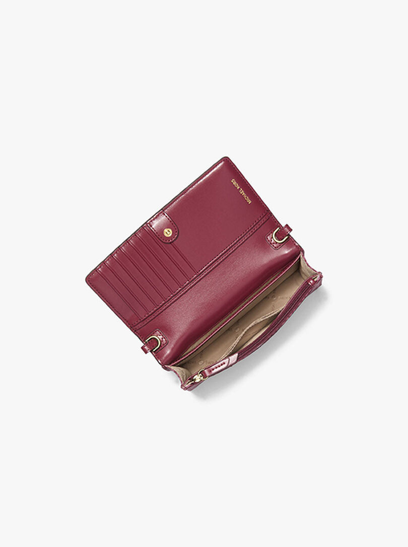 Jet Set Small Logo Print Woven Smartphone Crossbody Bag, MULBERRY ...