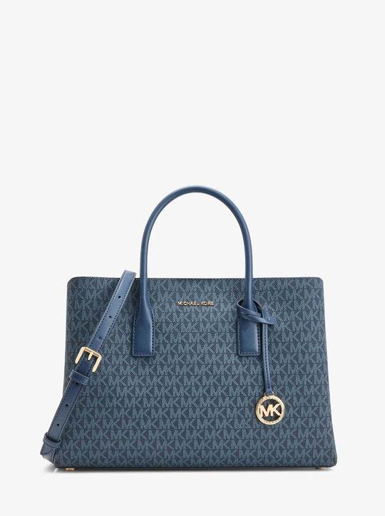 Ruthie Large Signature Logo Satchel | Michael Kors Official Website