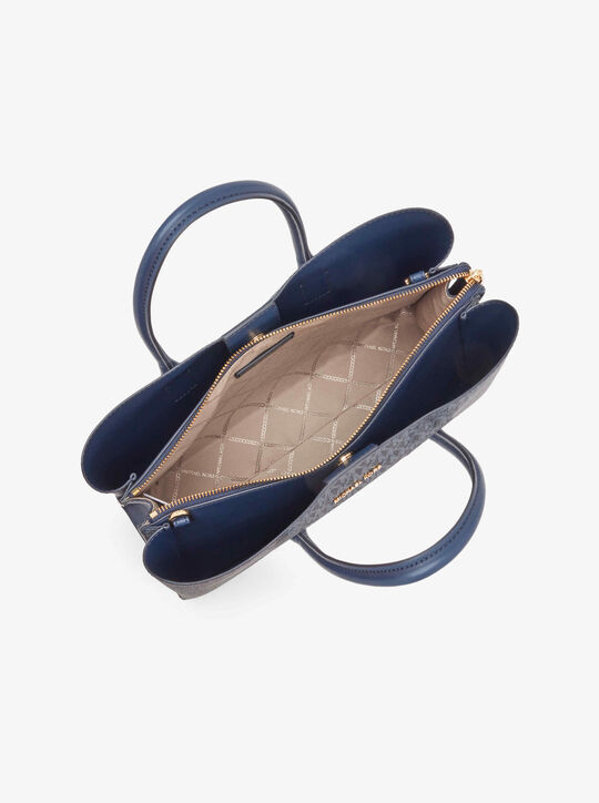 Ruthie Large Signature Logo Satchel | Michael Kors Official Website