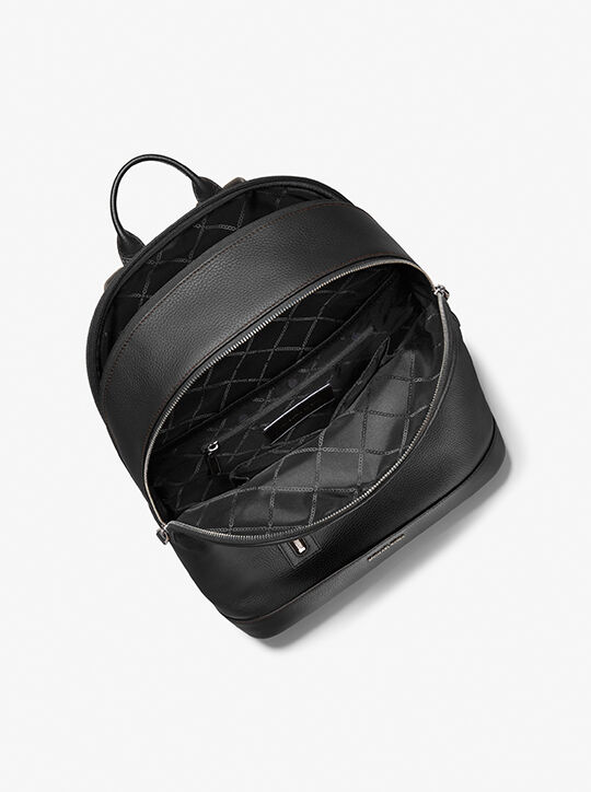 Hudson Slim Pebbled Leather Backpack | Michael Kors Official Website