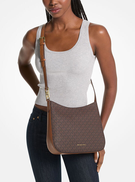Kensington Large Signature Logo Crossbody Bag | Michael Kors Official Website
